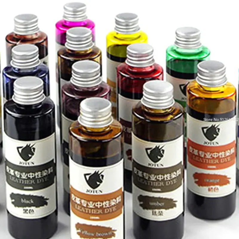 Leather-dye-color-paint-DIY-leather-art-leather-product-refurbishment ...