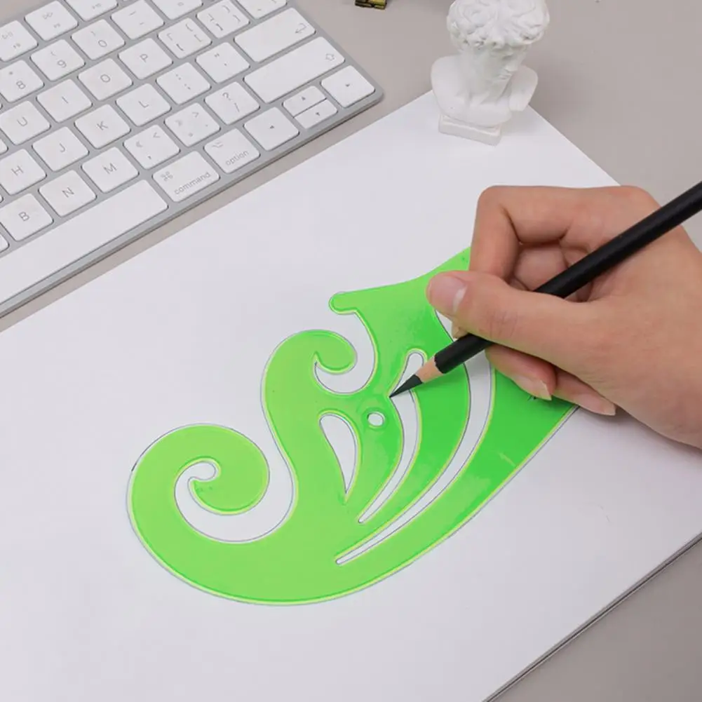 Eco-friendly-4Pcs-Great-Curve-Ruler-Sewing-Measure-Tool-Portable-Curved ...