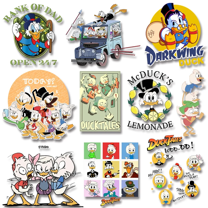 DuckTales-Movie-Ducks-Iron-on-transfers-for-Clothes-Heat-transfer ...