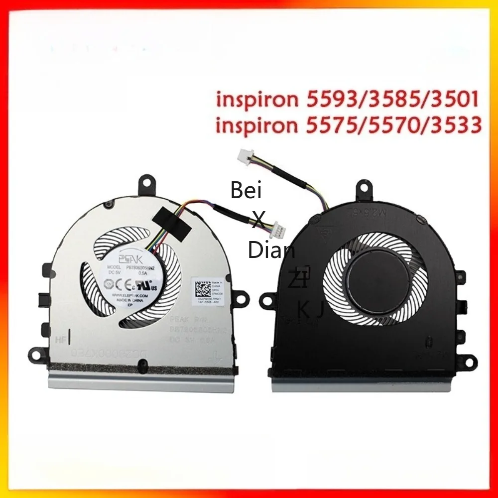 New Laptop CPU Cooling Fan For DELL Inspiron 15- 5575 5570 3533 3583 ...