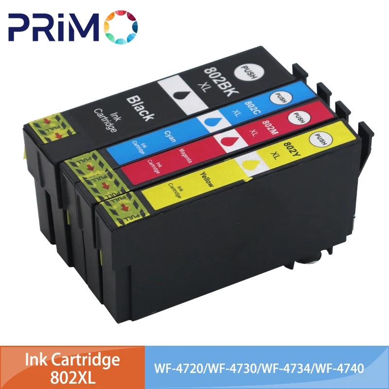 T802XL T802 802XL 802 XL Ink Cartridge Compatible for Epson Workforce ...