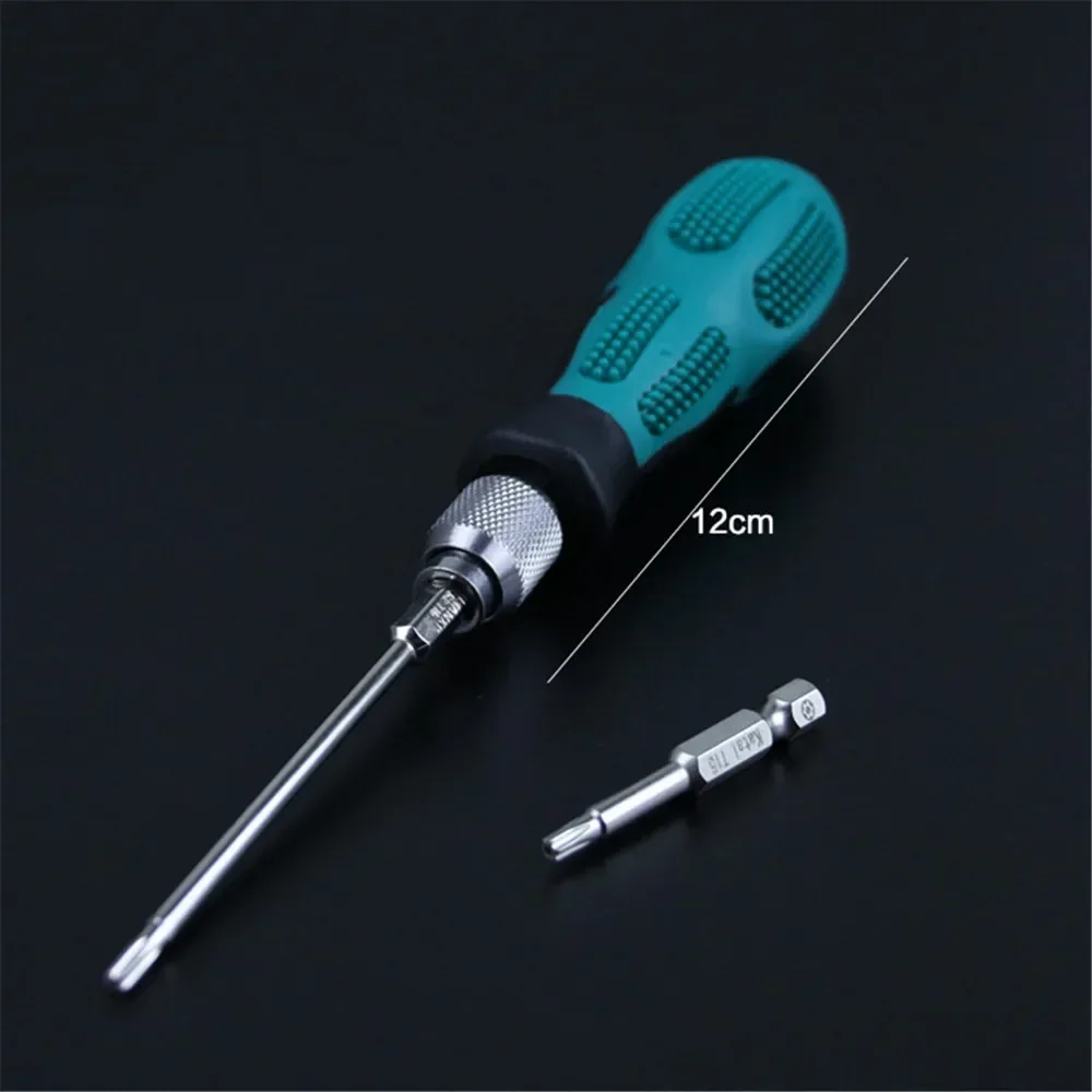 Screwdriver Comfortable 1/4 Handle Non-slip Firm Long Short Bit ...