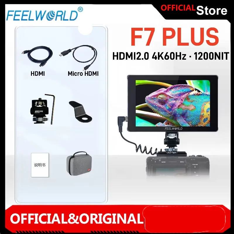 FEELWORLD-F7-PLUS-7-Inch-DSLR-Camera-Field-Monitor-Touch-Screen-4K-HDMI ...