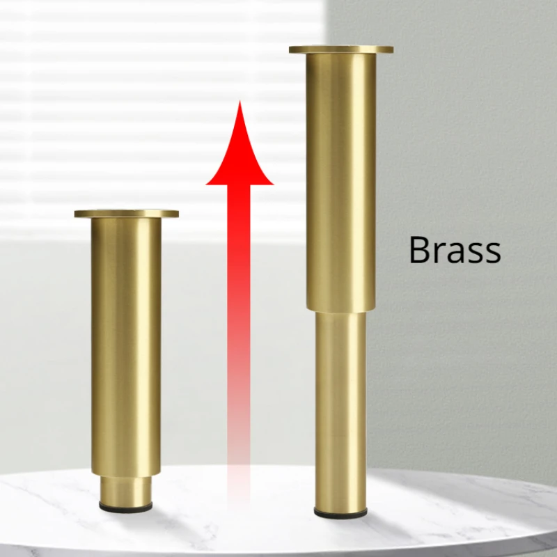 One-Piece-Adjustable-Furniture-Feet-Brass-Support-Leg-Coffee-Table-Bed ...