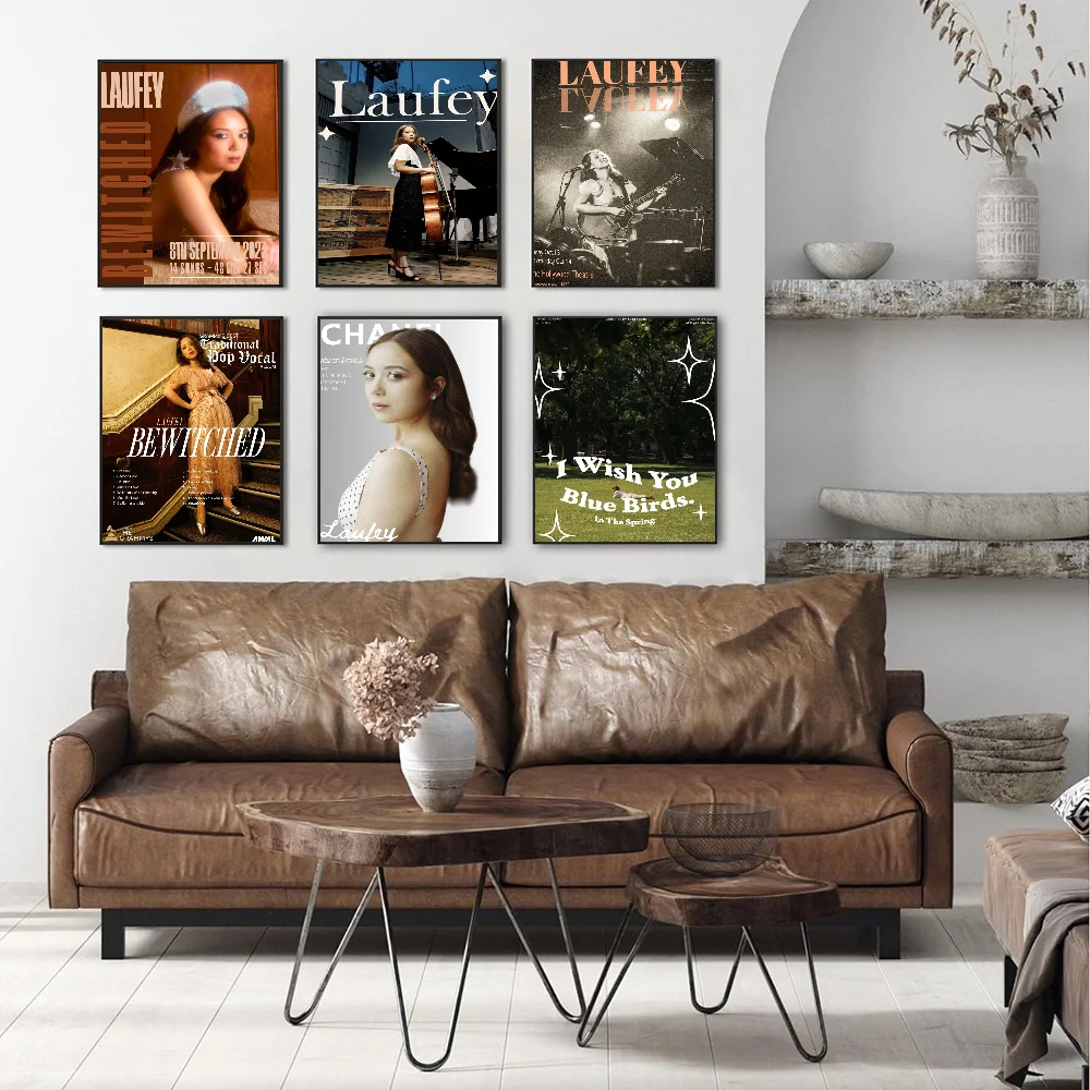 Jazz-Singer-Laufey-Potrait-Bewitched-Music-Album-Poster-Good-Quality ...