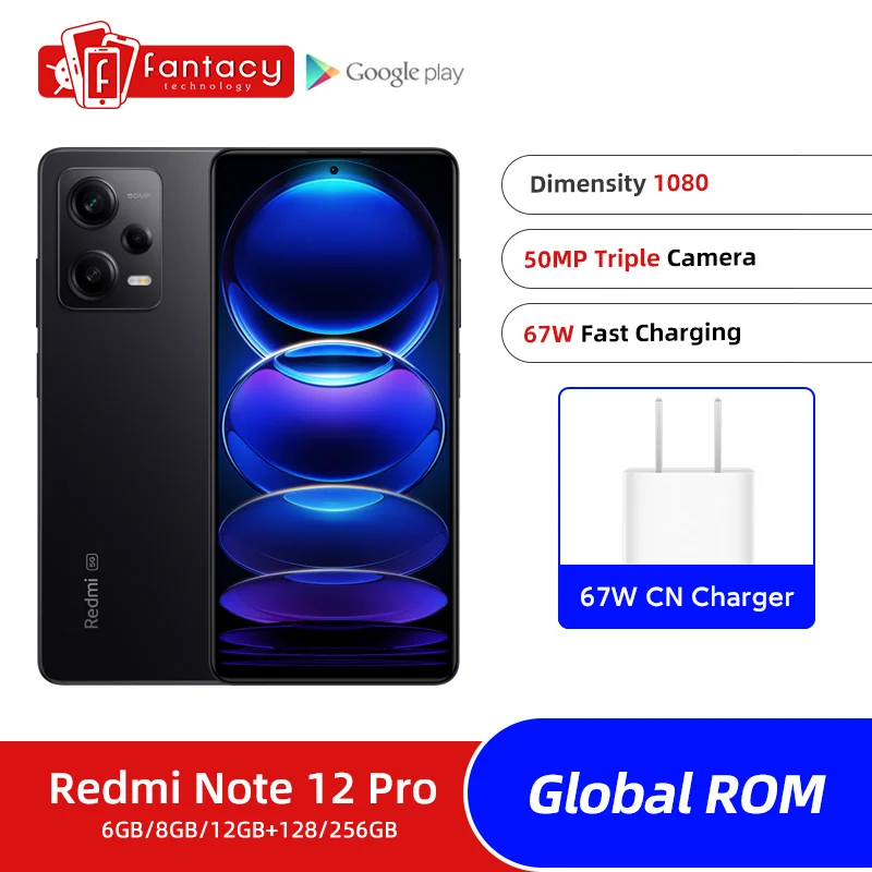 Xiaomi-smartphone-Redmi-Note-12-Pro-5G-6GB-128GB-8GB-256GB-Dimensity ...