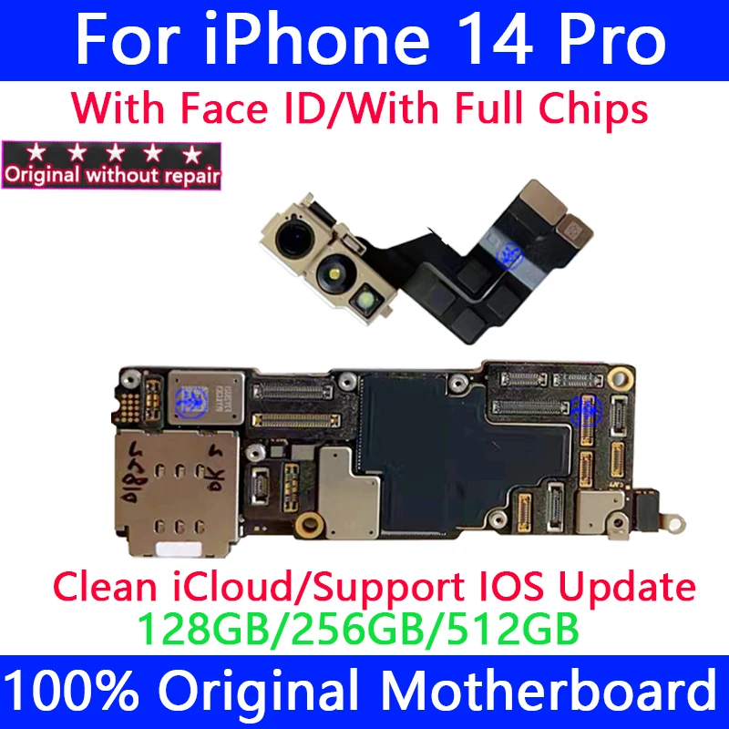 Disassemble-For-iPhone-14-Pro-Motherboard-with-Face-ID-unlock-Support-Update-iCloud-Logic-Board ...