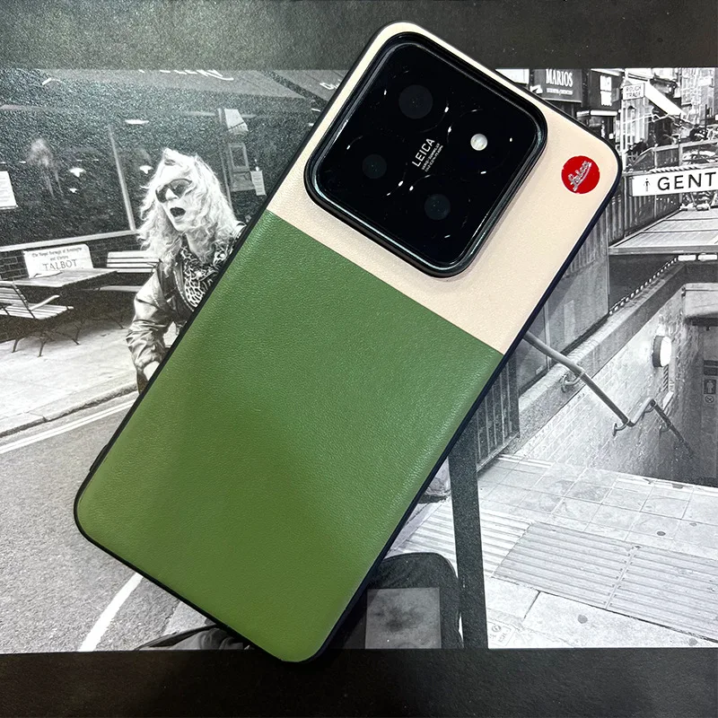 Leather-Phone-Case-For-Xiaomi-14-Pro-14-Light-Luxury-Offical-TPU ...