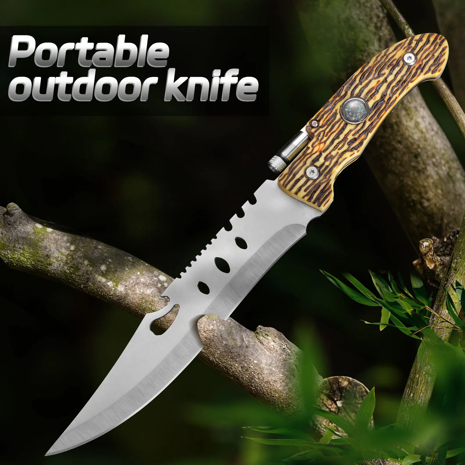 1pc-Wilderness-Survival-Knife-EDC-Fixed-Blade-Self-Defense-Outdoor ...
