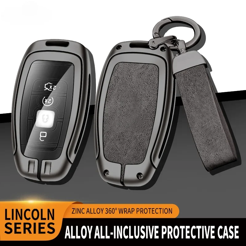 Alloy-Car-Key-Case-Cover-for-Lincoln-Corsair-Nautilus-Aviator ...
