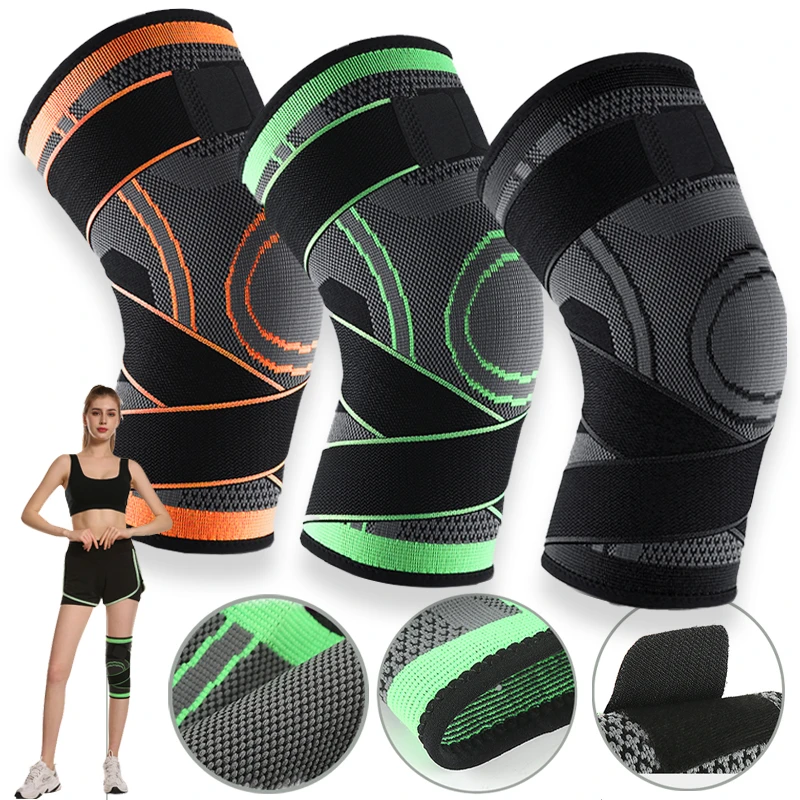 1pcs Adjustable Sports Knee Pad Knee Pain Relief Patella Stabilizer ...