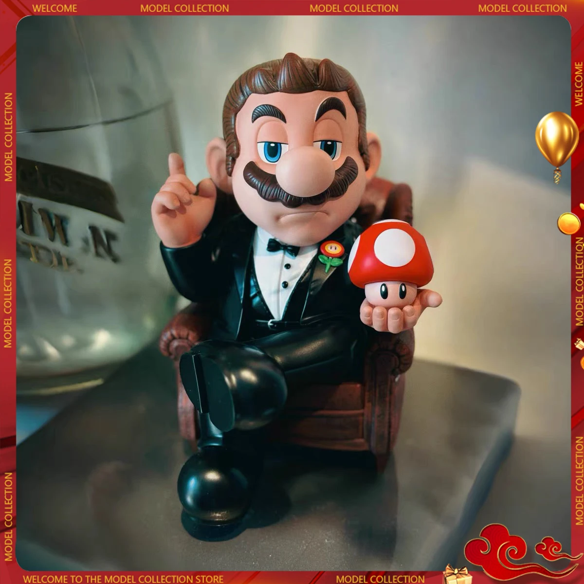 Figura-de-a-o-de-Super-Mario-Bros-PVC-modelo-padrinho-brinquedos-de ...