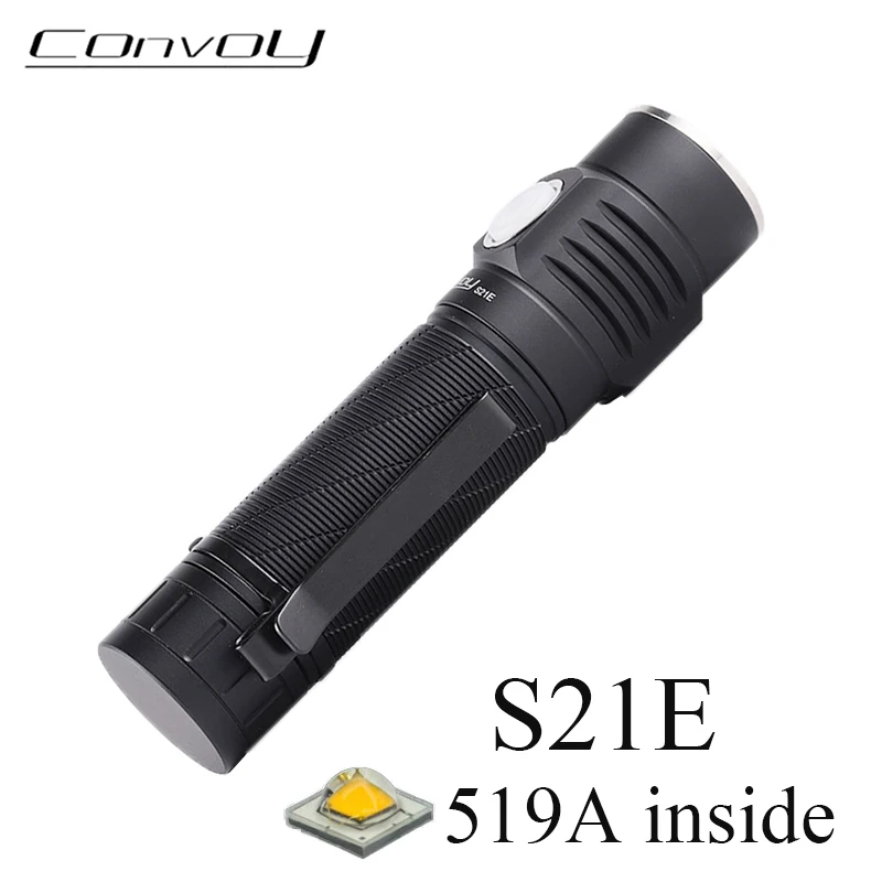 Flashlight Convoy 21700 | Flashlight Convoy S21e | 21700 Flash Light ...