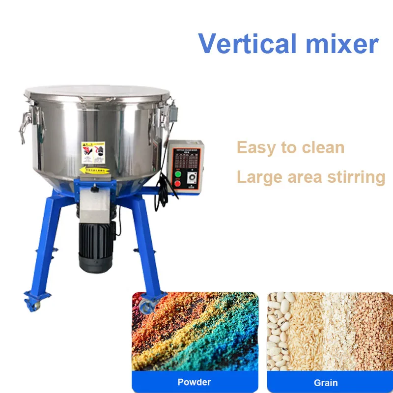 Stainless-Steel-Vertical-Feed-Mixer-Suitable-For-Plastic-Particles-Feed ...