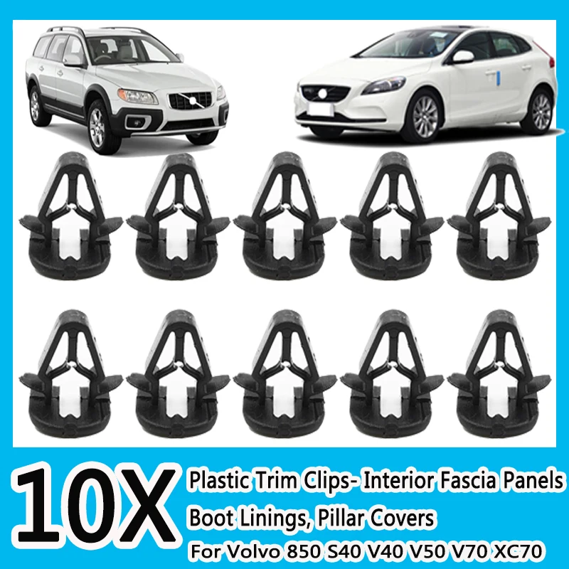 Plastic-Trim-Clips-Interior-Fascia-Panels-Boot-Linings-Pillar-Covers ...