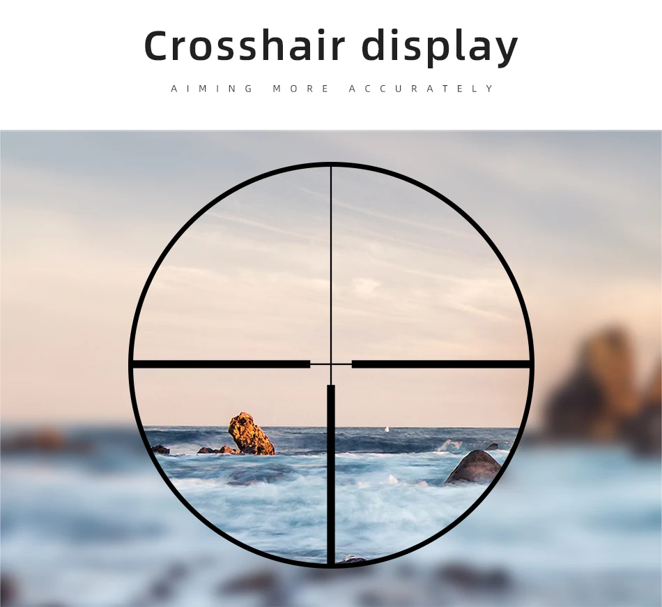 Fire Wolf 3-9X32 Green Glass Rifle Scope Outdoor Reticle Sight Optics ...