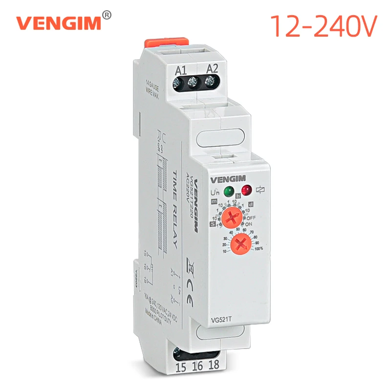 Power Delay Timer Relay 220v | 24v Din Time Relay Din Rail - Time Relay ...