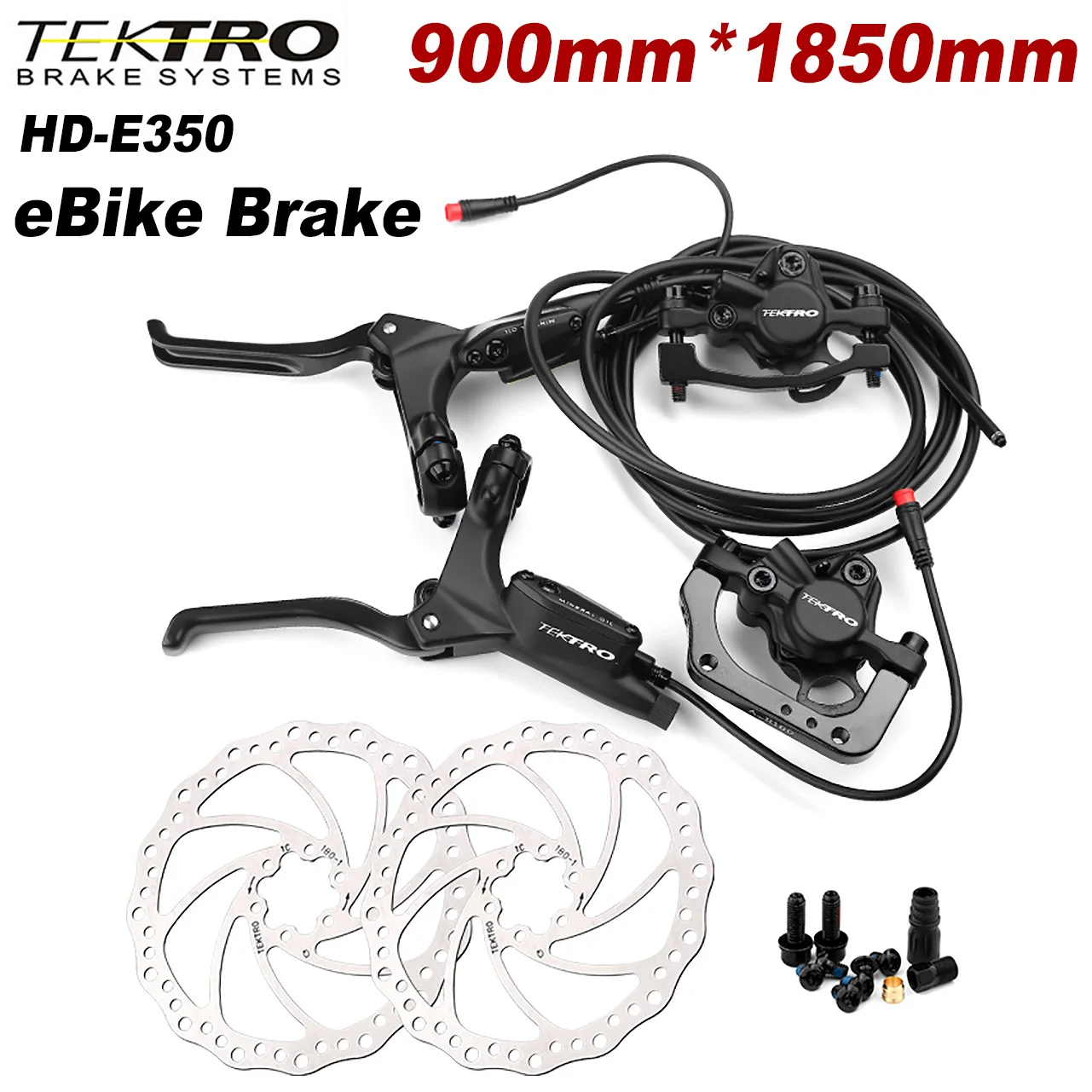 TEKTRO HD E350 전자 자전거 브레이크 900mm 1850mm 전기 자전거 브레이크 MTB 전원 제어 유압 브레이크 ...