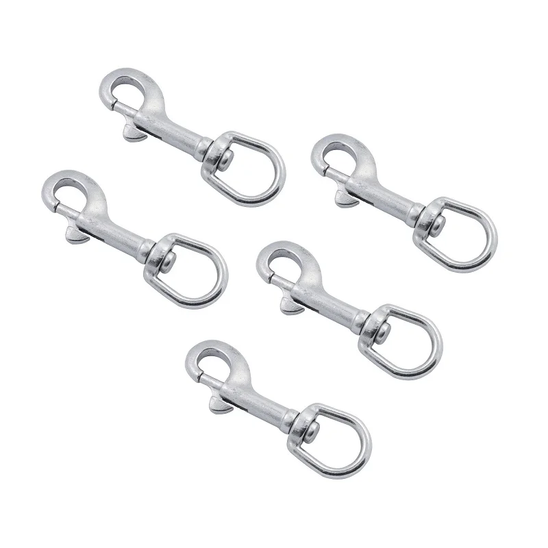 5PCS-Marine-Grade-316-Stainless-Steel-Oval-Single-End-Swivel-Eye-Bolt ...