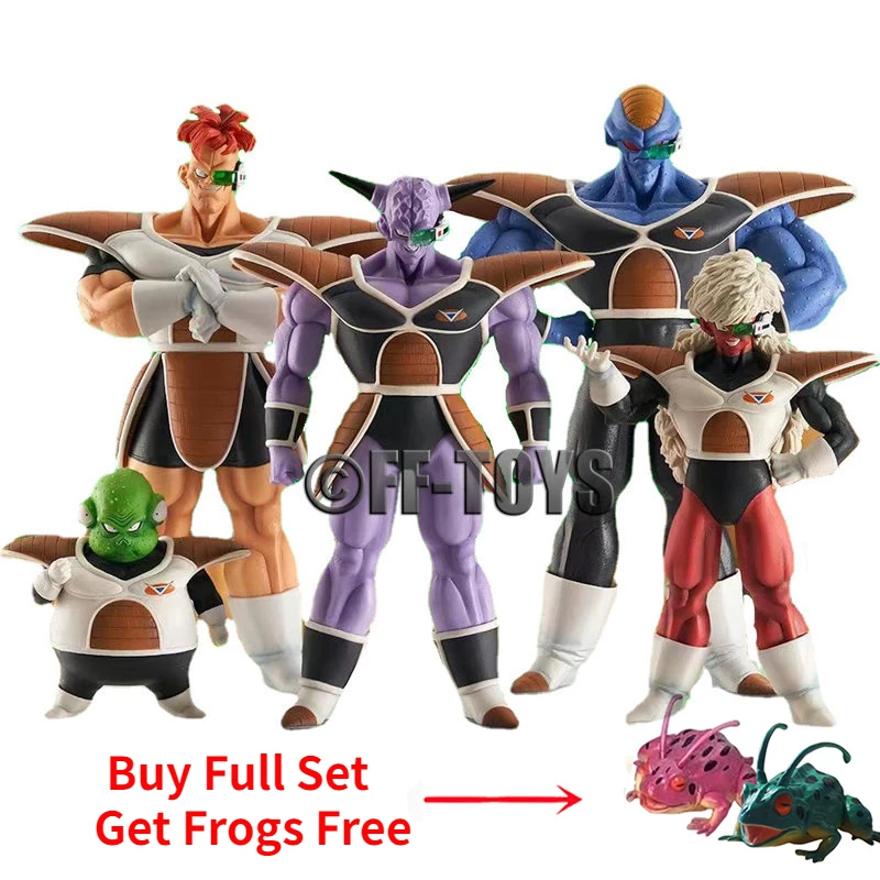 Anime-Dragon-Ball-Z-Ginyu-Force-Figure-Jeice-Ginyu-Guldo-Recoom-Burter ...