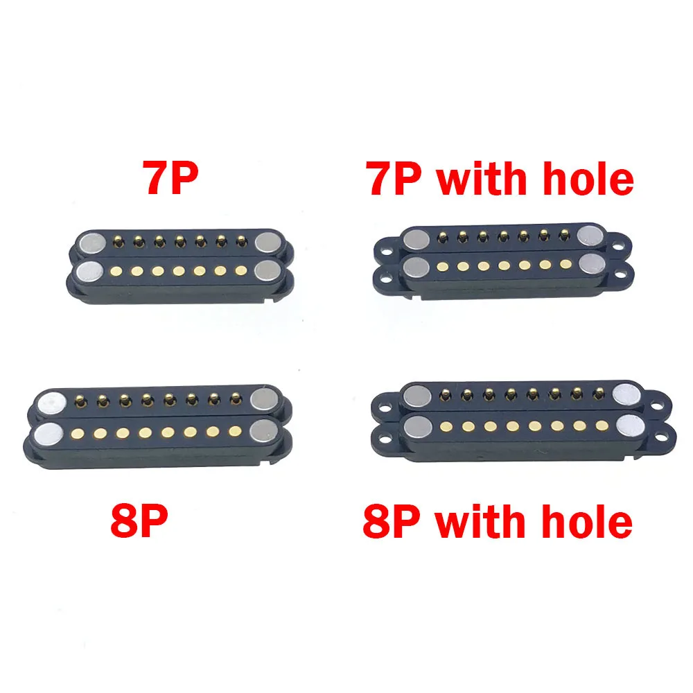 1pcs 7Pin 8Pin Magnetic Pogo Pin Connector 7P 8P 2.54MM Pitch Male ...