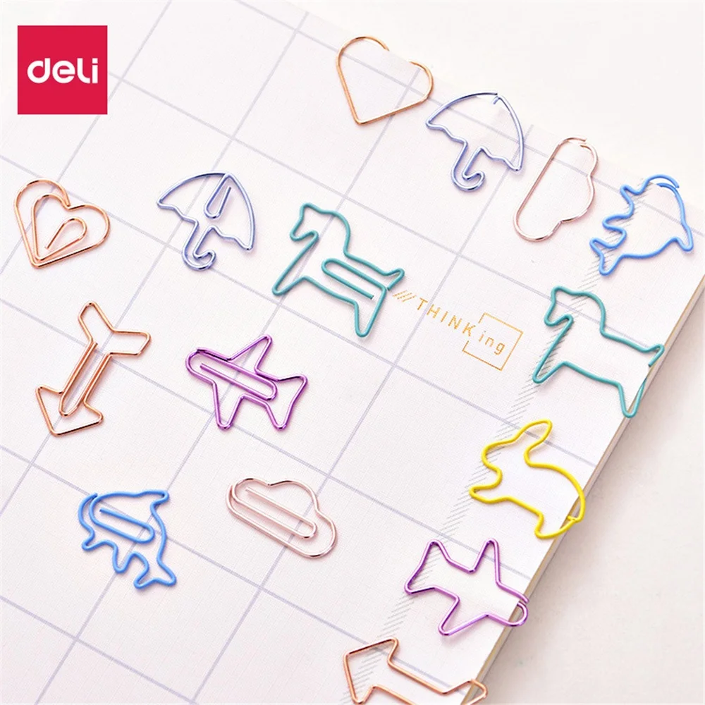 12pcs/Pack Paper Clip Cute Small Clip Funny Design Photo Tickets ...