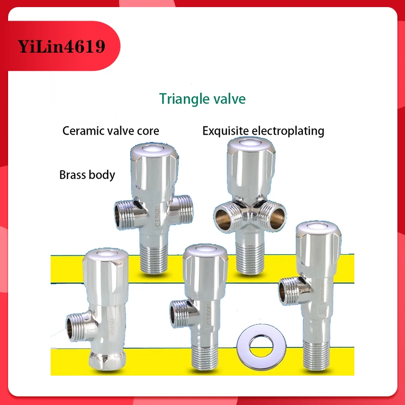 1-2-IN-hot-and-cold-water-triangle-valve-water-stop-valve-basin-basin ...