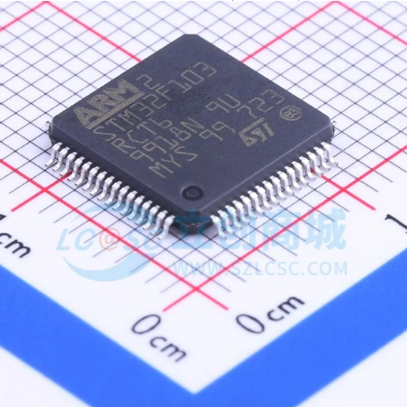 1PCS-LOTE-STM32F103RCT6-32F103RCT6-103RCT6-LQFP-64-ARM-Cortex-M3-32-bit-Microcontroller-MCU-100 ...