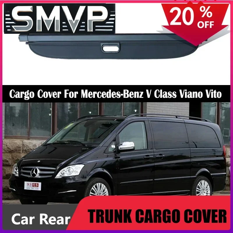 Fit For Car Trunk Cargo Cover Mercedes-Benz V Class Viano Vito 2010 ...