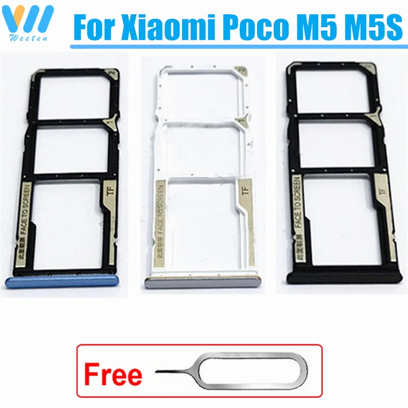 Bandeja-de-tarjeta-SIM-para-Xiaomi-Poco-M5-M5S-soporte-de-ranura-para ...