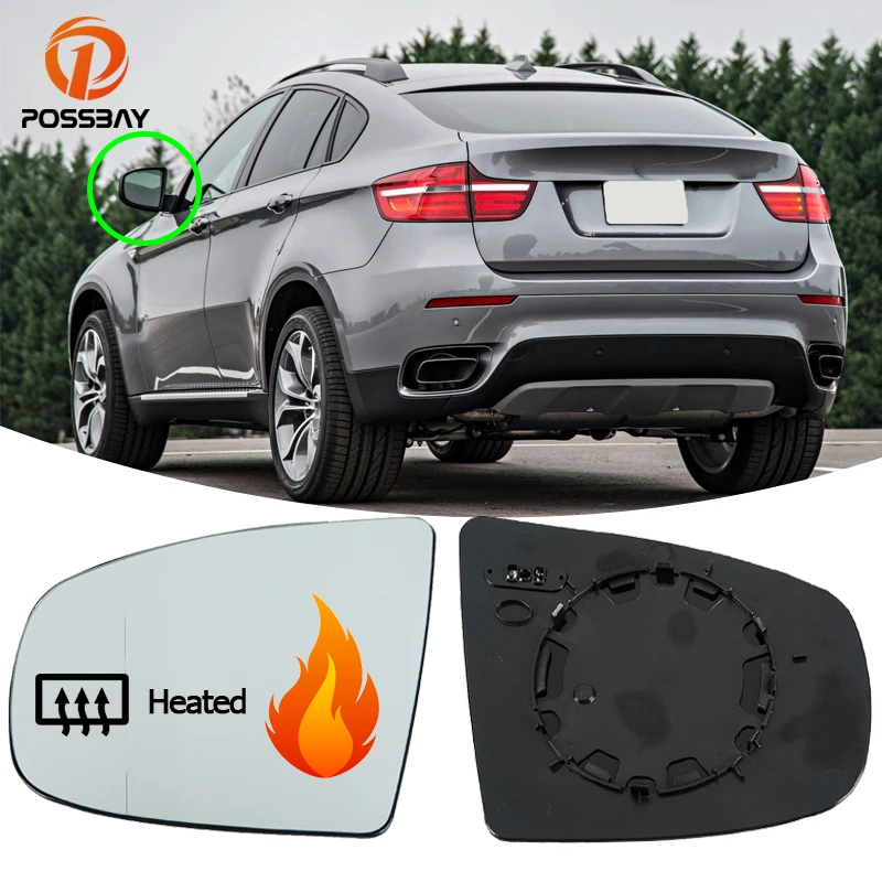 Car-Rear-View-Mirror-Glass-Lenses-Electric-Rearview-Heated-for-BMW-X6 ...