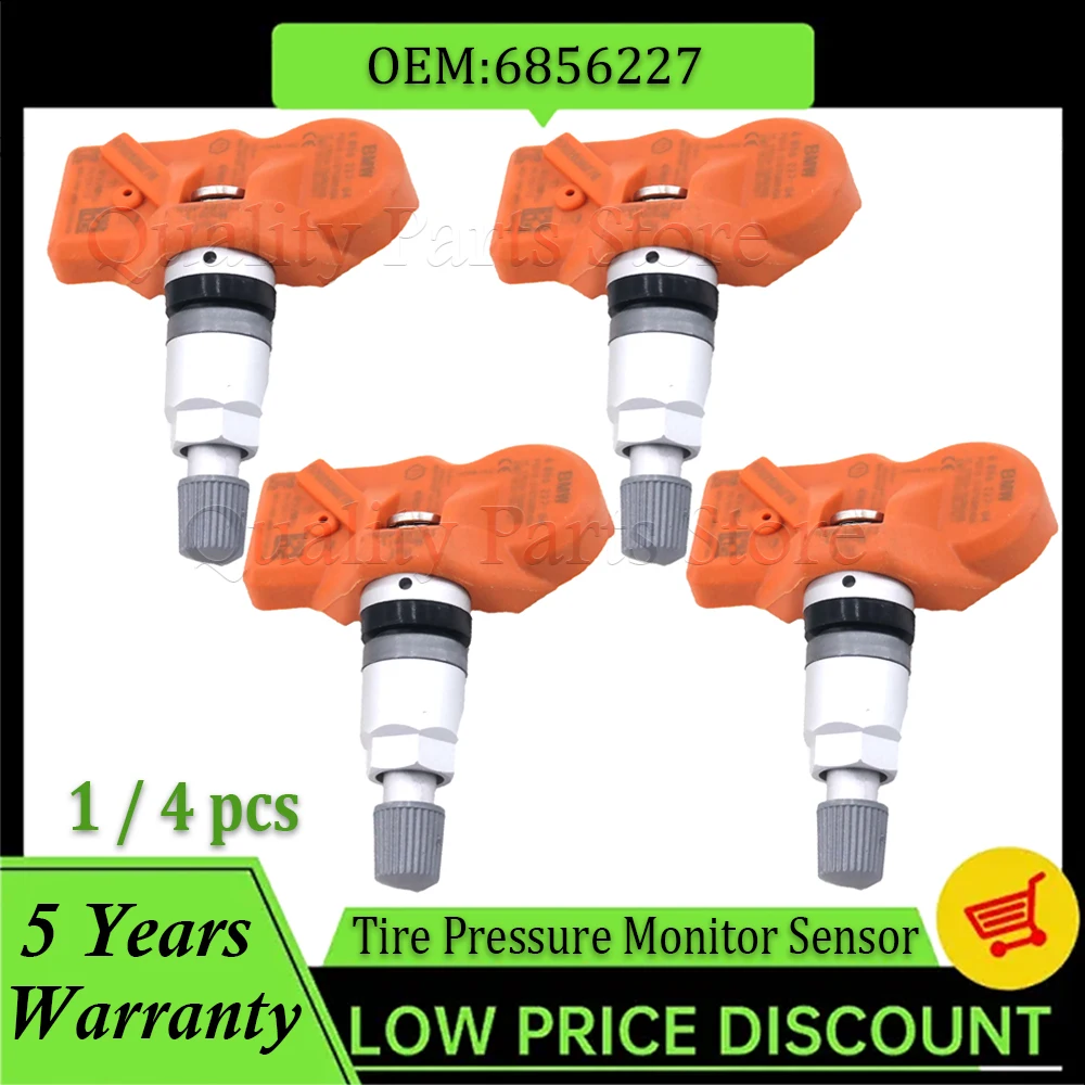 NEW TPMS 433MHZ Tire Pressure Monitor Sensors For BMW E88 E93 F11 F10 ...