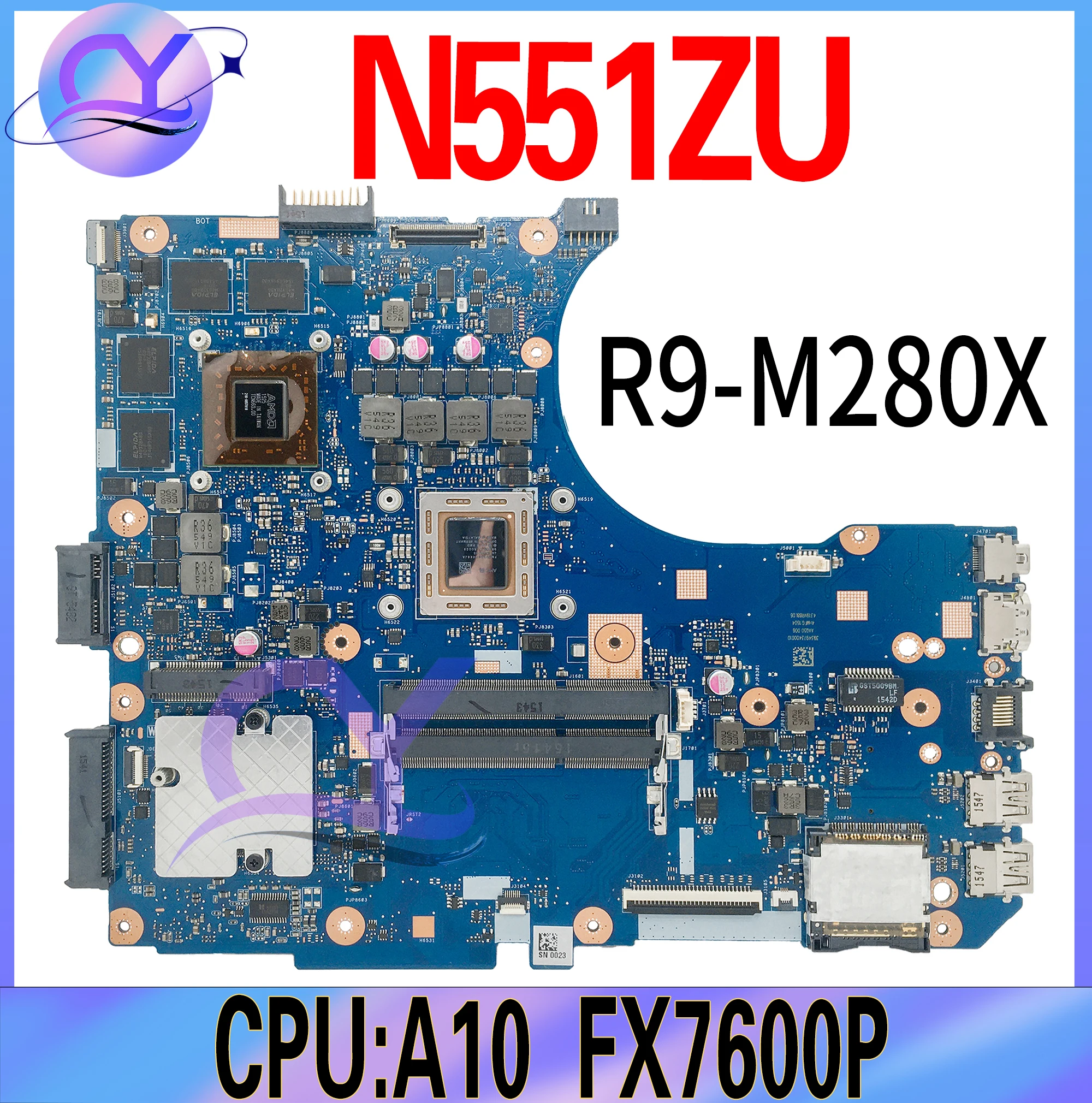 N551ZU-Mainboard-For-ASUS-N551-N551Z-Laptop-Motherboard-With-CPU ...