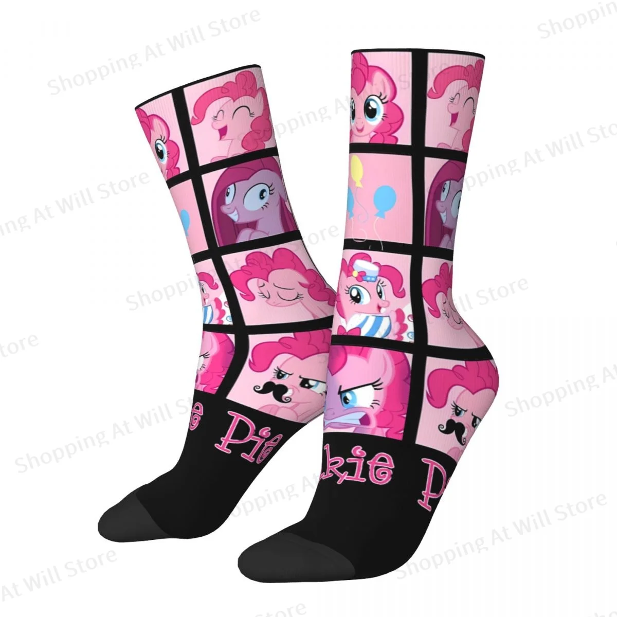 Faces-Of-Pinkie-Pie-Mlp-Unisex-Winter-Socks-Cycling-Fun-printing-Socks ...