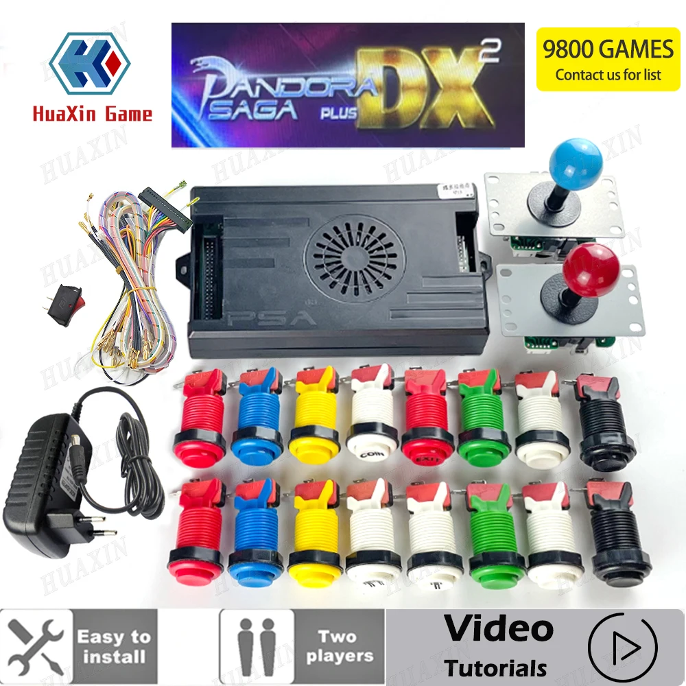 Pandora-Saga-M-quina-de-Arcade-DIY-com-Tutorial-Tutorial-DX-9800-em-1 ...