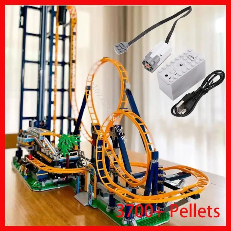 Blocos-de-constru-o-de-Vertical-Loop-Roller-Coaster-Tijolos-de-parque ...