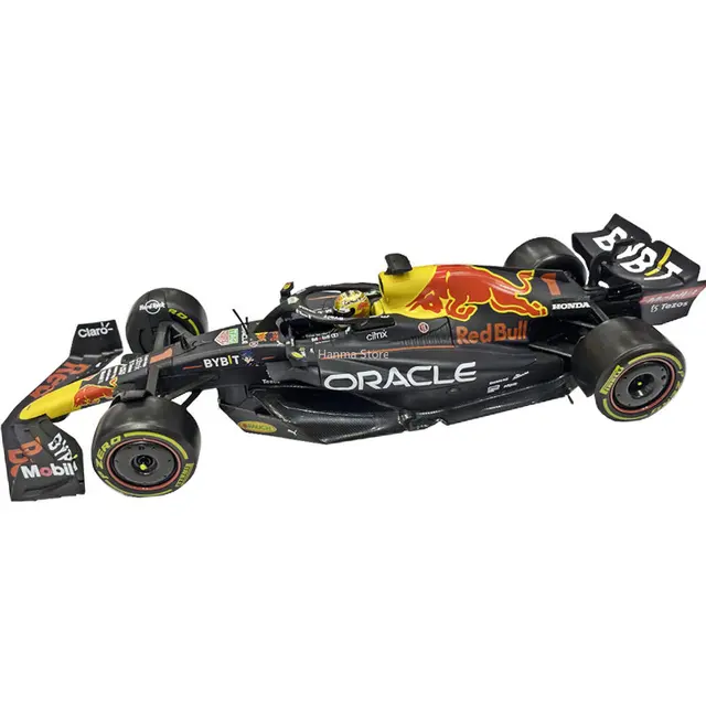 Bburago 1:24 2023 F1Red Bull Racing RB18 1# Verstappen Champion Gold ...