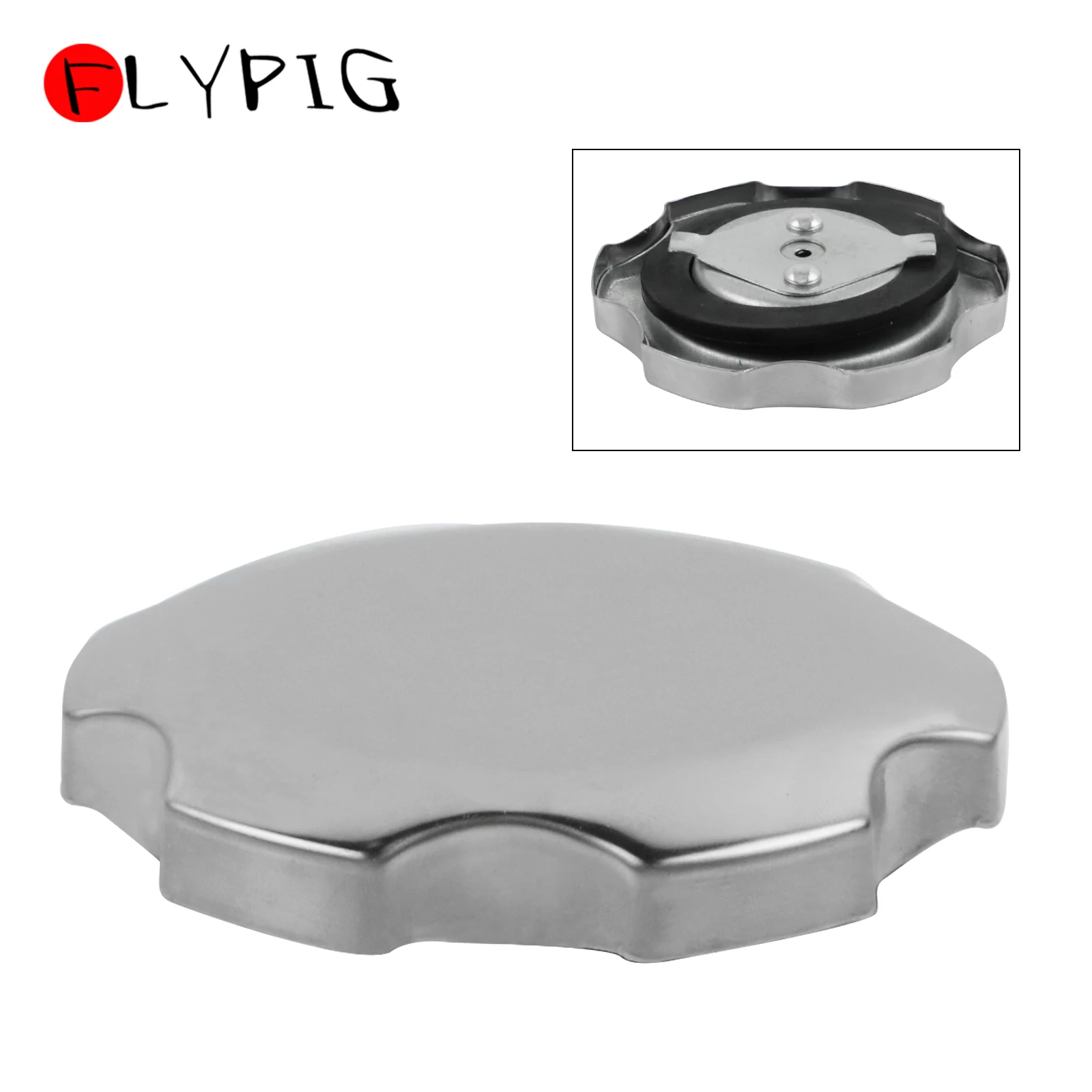 Chrome Fuel Gas Cap Fuel Tank Cap For Honda 4HP-13HP Small Engine GX120 ...