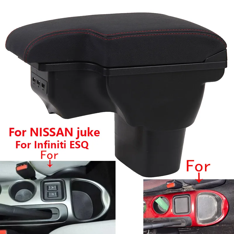 For-NISSAN-Juke-Armrest-box-For-Infiniti-ESQ-Car-armrest-2010-2019 ...