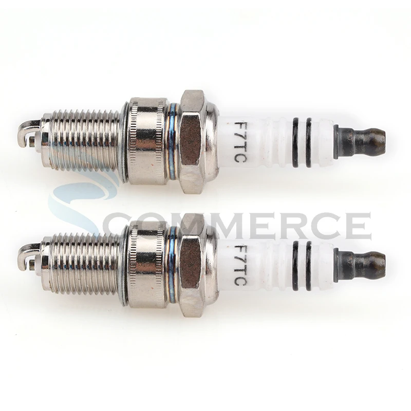 2-Pcs-Spark-Plugs-F7TC-for-Gasoline-Machinery-4-Stroke-Engine-GX120 ...