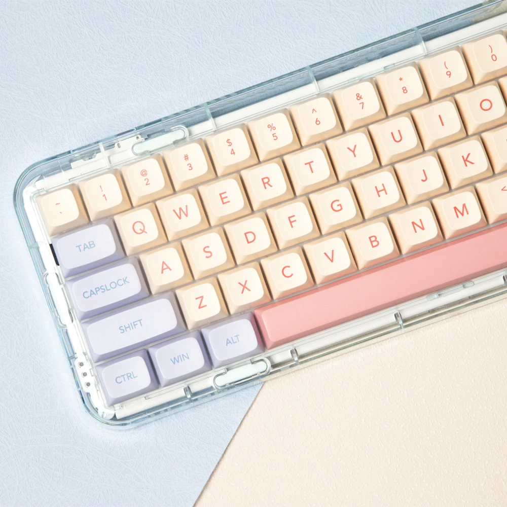 Marshmallow 132 Keys Keycaps PBT Dye Sublimation XDA Profile For MX ...
