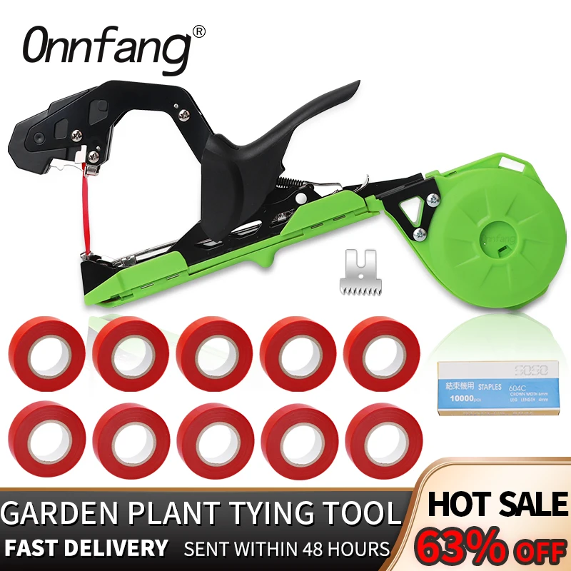 Onnfang-Garden-Hand-Tying-Machine-Plant-Lightweight-Garden-Tools-Plant ...
