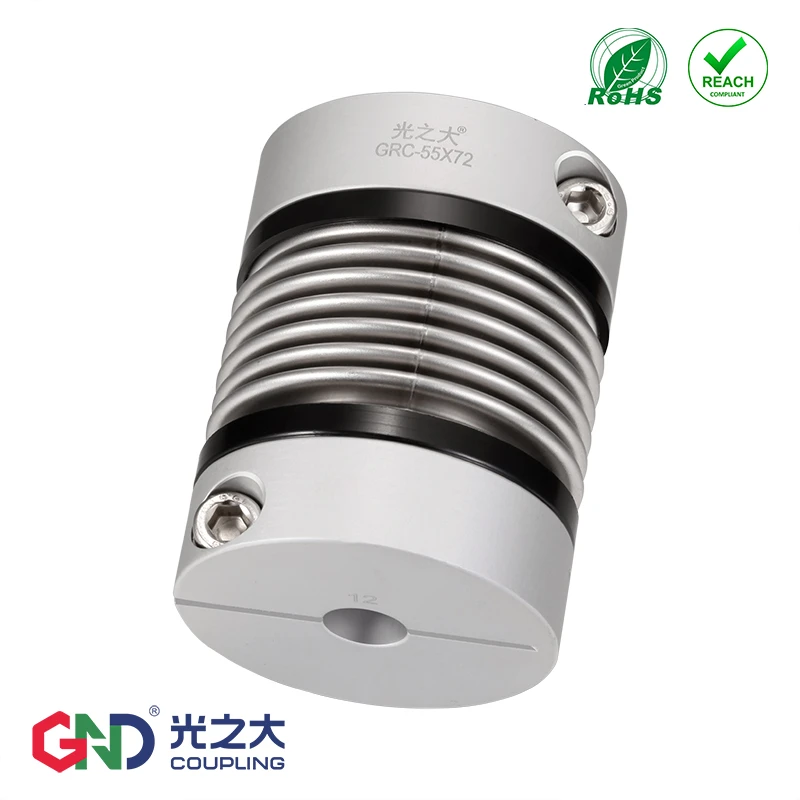 Grc Aluminum Alloy Bellows Top Series Clamp Series Shaft Couplings ...