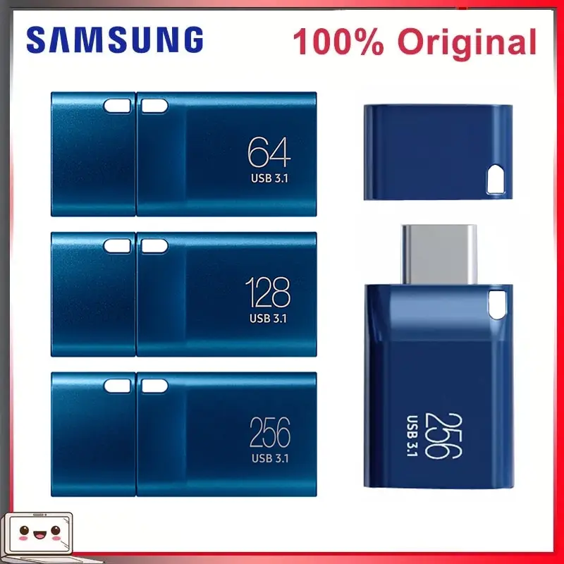 SAMSUNG Type-C 400mb/s USB Flash Drive 256G 128G 64GB Pen Drive USB 3.1 Pendrive Memory Stick ...