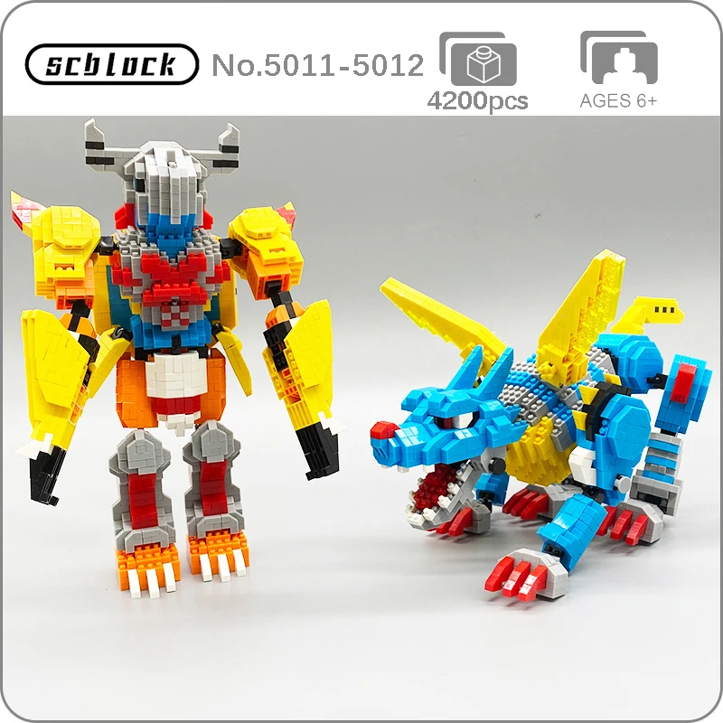 SC-Anime-Digimon-Dark-War-Greymon-Metal-Garurumon-Drag-o-Lobo-Digital ...