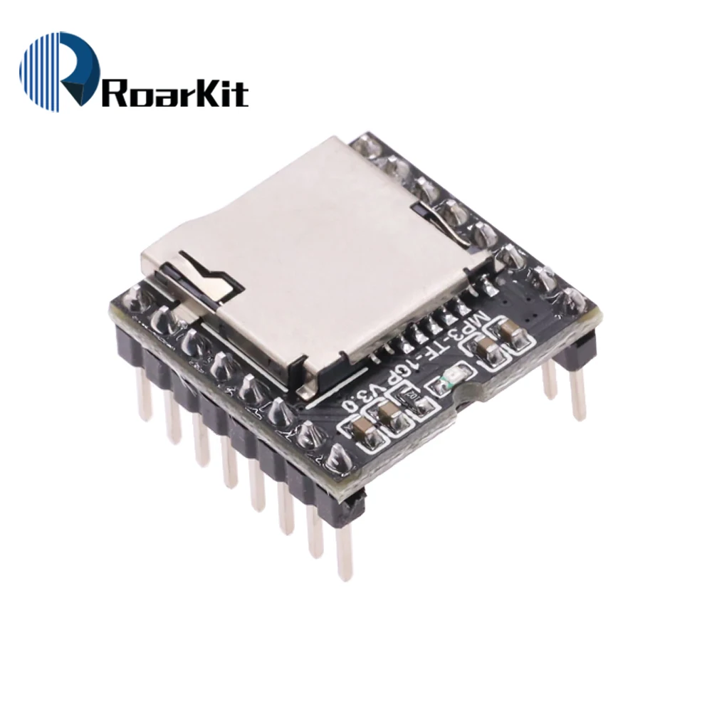 DFPlayer Mini MP3 Player Module MP3 Voice Decode Board Supporting TF ...