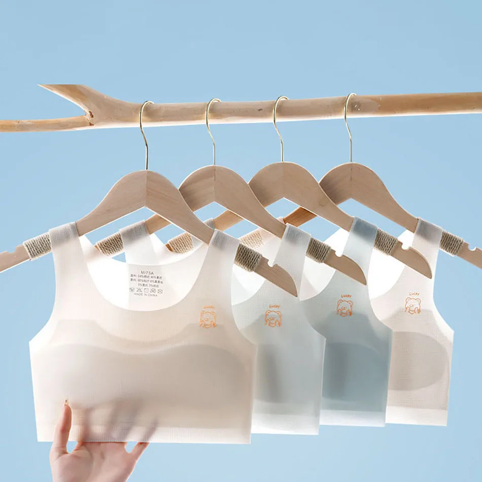 Soft and Discreet Developmental Period Tween Girls Camisoles Bralettes ...