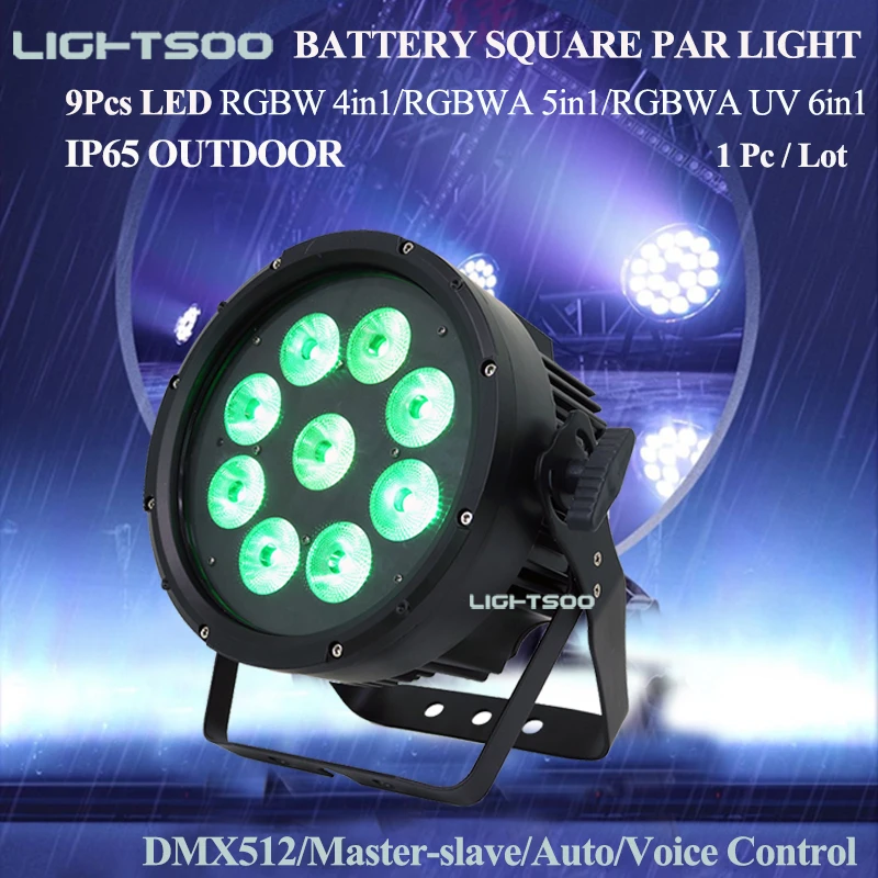 Hot 1Pc Led Par 4in1 RGBW 9x10w RGBWA 5in1 Par 9x12w Par 9x15W RGBWA UV ...