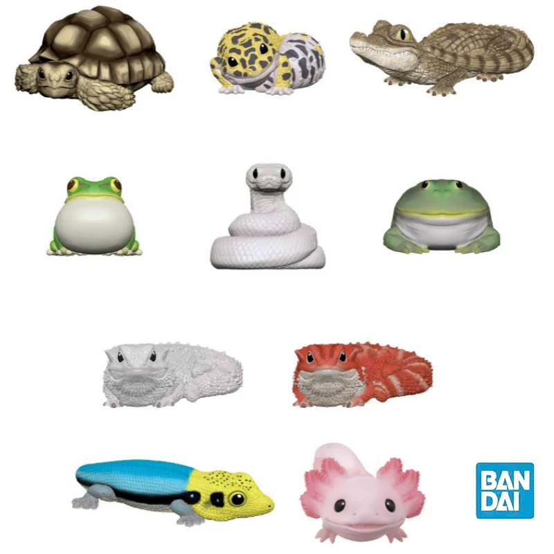In Stock Bandai Handheld Little Cute Friends 8 Lizards, Palace Guarding ...