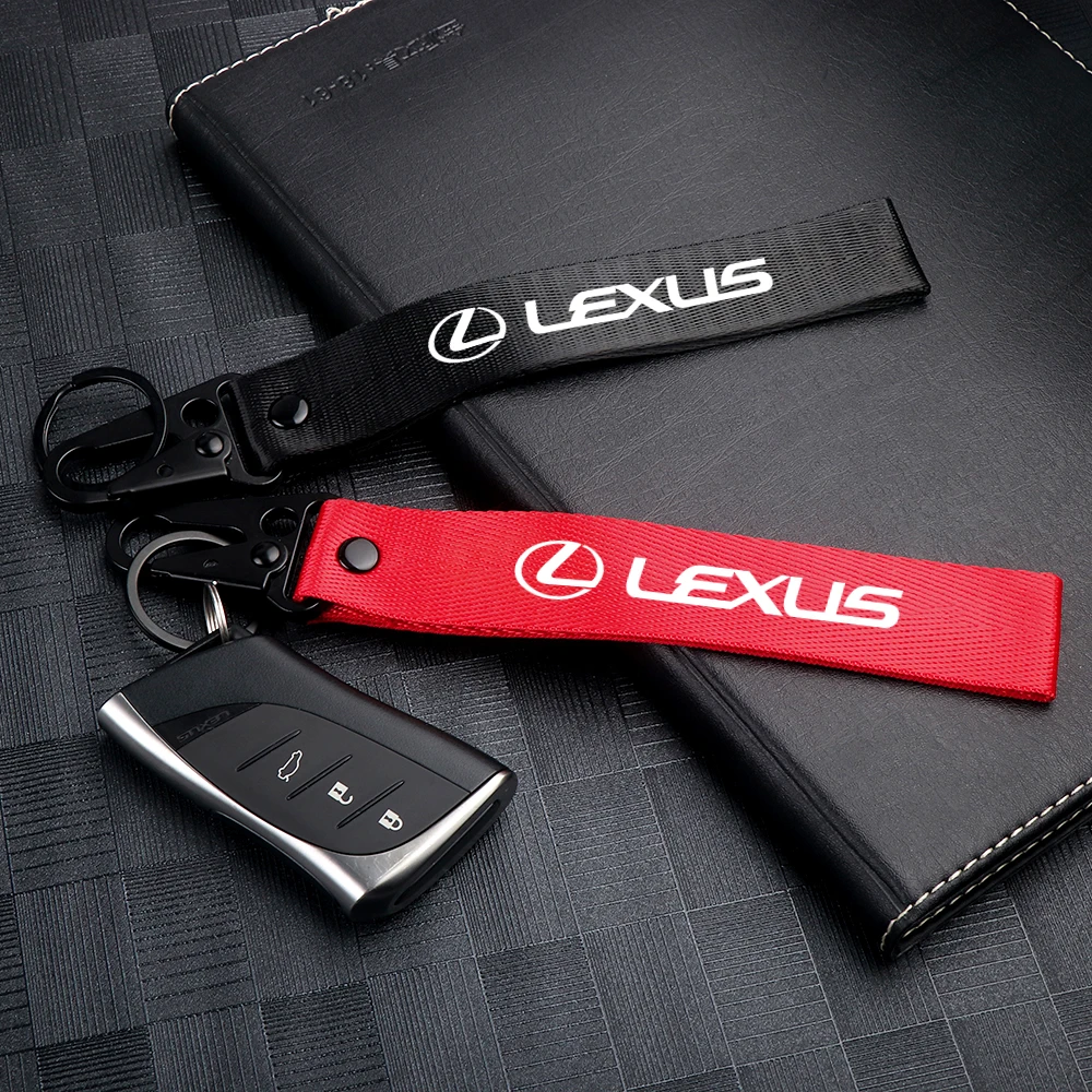 Car Emblem Keychains Auto Ribbon Keyring Key Holder Accessories For ...